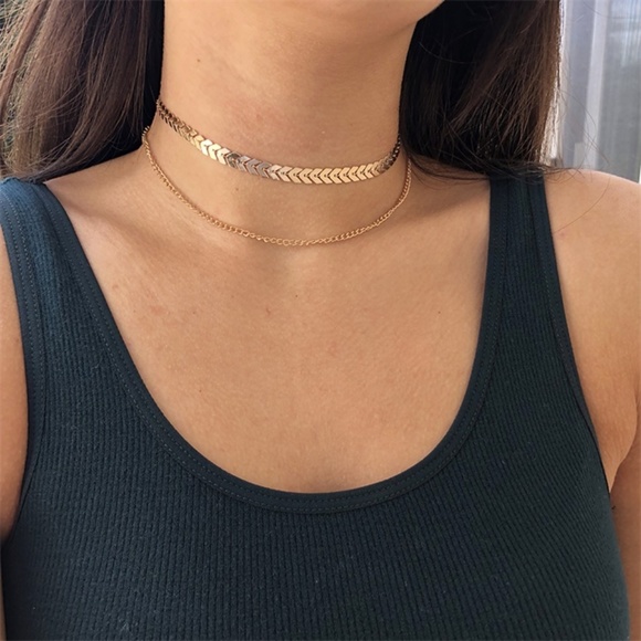Jewelry | 33 Layered Fishtail Arrows Choker | Poshmark